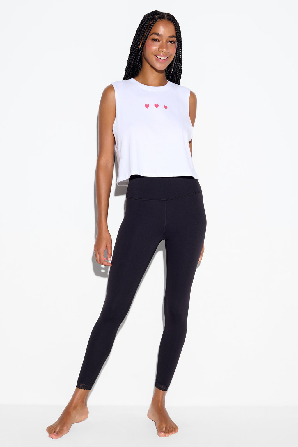 3 Of Hearts Spirit Crop Tank | Spiritual Gangster