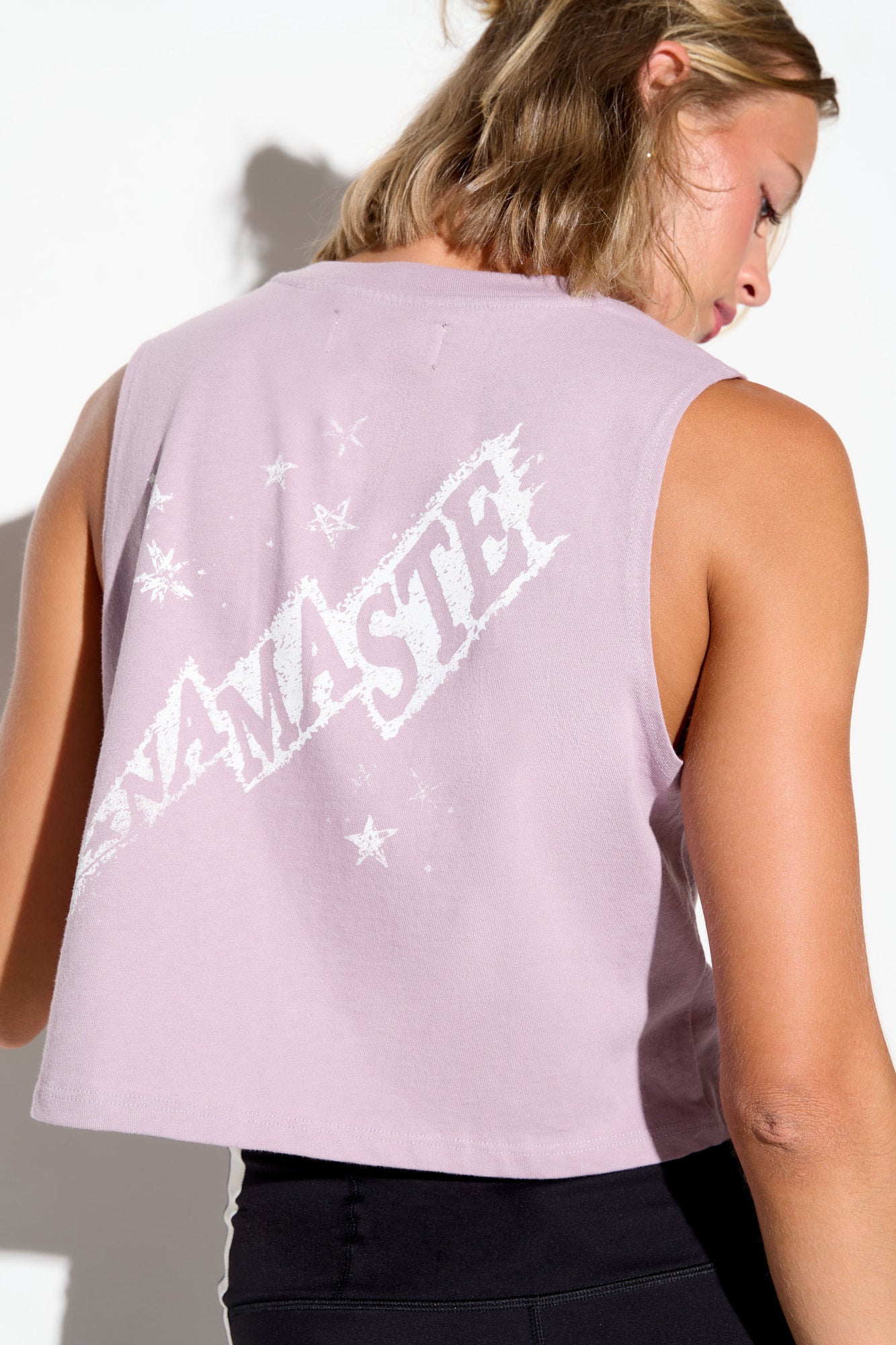 Namaste Bolt Spirit Crop Tank | Spiritual Gangster